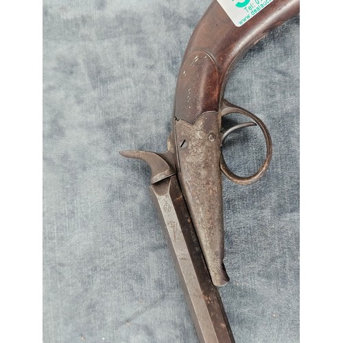 Antique Belgian saloon pistol - with Belgian proof marks