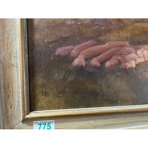 Margaret Barnard (1900-1992) - oil painting on board "Loch Inchard ...