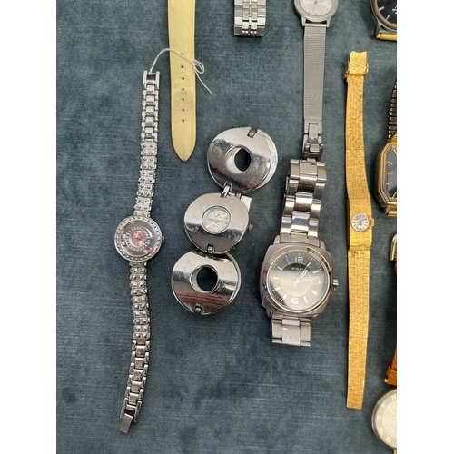 Large assortment of costume watches