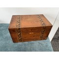 Tonbridge ware inlaid marquetry box