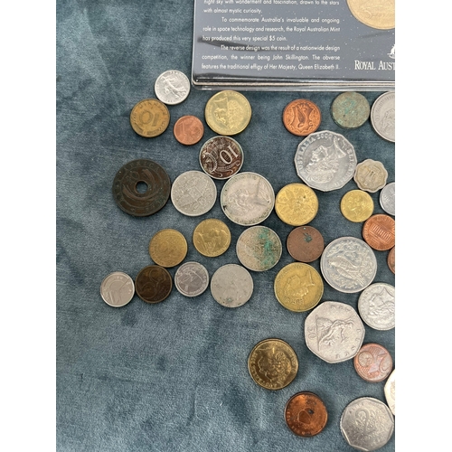 Assorted coins