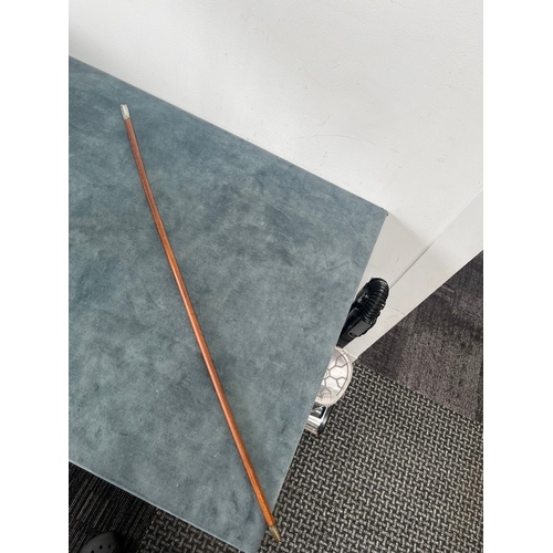 Sterling silver hallmarked top swagger stick