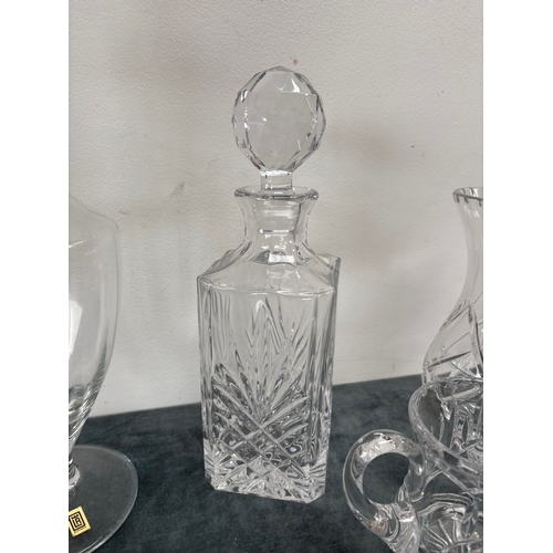 Glass decanter, crystal decanter, crystal vase, small glass vase and ...