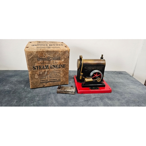 1950's SEL Model 1540 Stationary Steam Engine. With original box