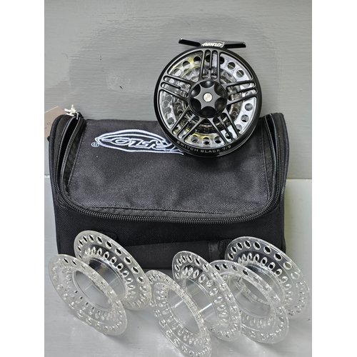 Airflo Switch Black 7/9 Fishing Reel & 3 Extra Cassettes In Original ...