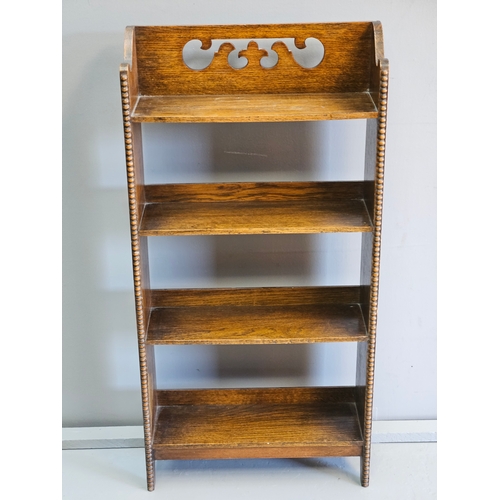 Small Oak Bookshelf H92cm W46cm D16cm
