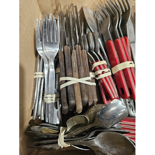 Box Of Assorted Cutlery