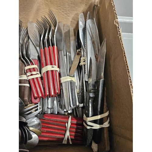 Box Of Assorted Cutlery