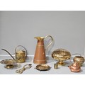 Box Including Copper & Brassware