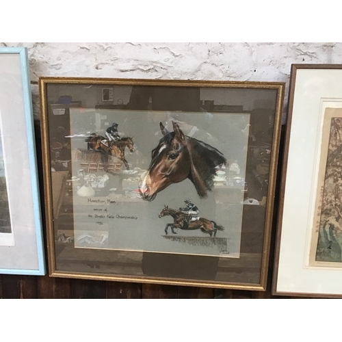 Original Pastel ‘Marathon Man’ Winner Of The Brett’s Fuels Championship ...