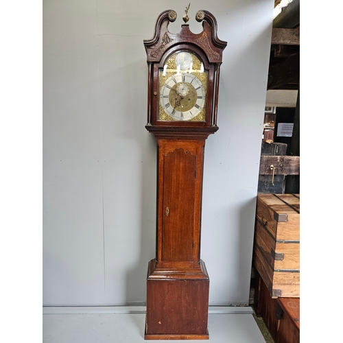Mahogany 'James Gordon, Perth' Brass Faced Grandfather Clock With ...