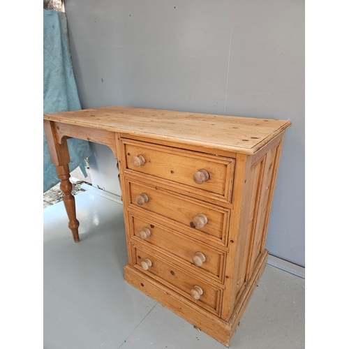 Pine Writing Desk H76cm W106cm D54cm