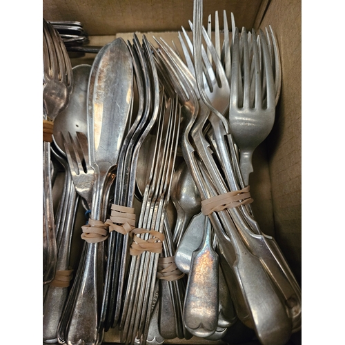 Box Including Assorted Cutlery