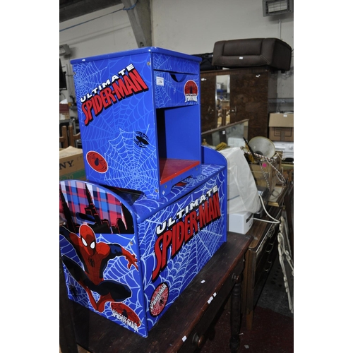 SPIDERMAN TOYBOX AND STOOL WITH DRAWER