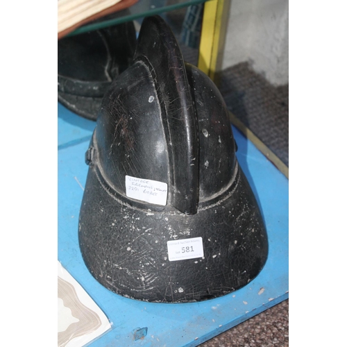 VINTAGE FIREMANS HELMET