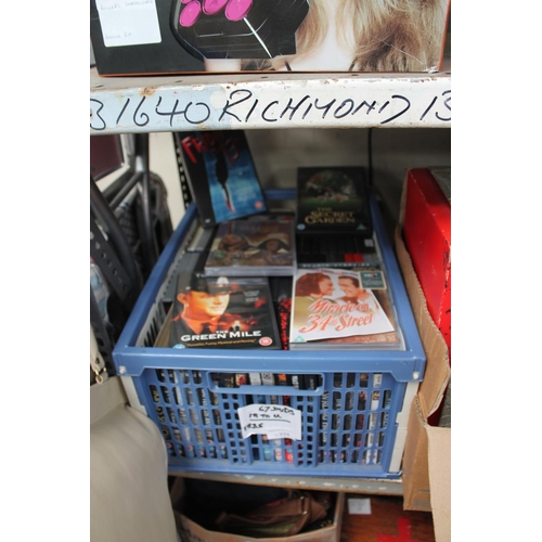 APPROX 67 DVDS, RATED U - 18