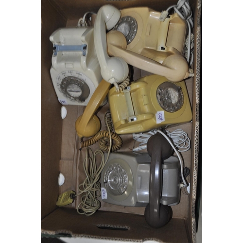 LARGE BOX OF LANDLINE PHONES