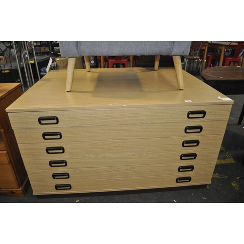 LARGE VINTAGE OFFICE CHEST