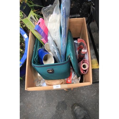 BOX OF CRAFT ITEMS