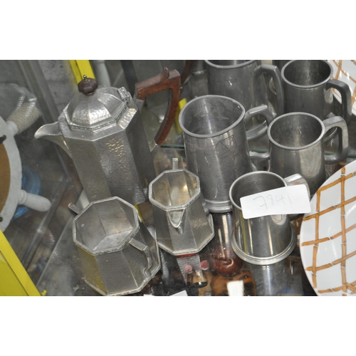 CRAFTSMAN PEWTER SET AND OTHERS