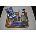 BOX OF BRAND NEW TOOLS INC CHISELS, MASTER LOCK, MAGNETIC NUT DRIVER ...