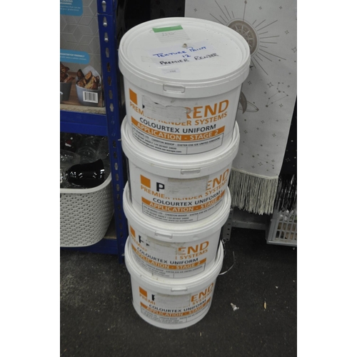4 TUBS OF TEXTURE PAINT PRIMER RENDER
