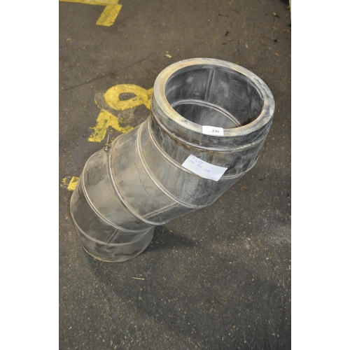 8INCH INTERNAL DIAMETER STAINLESS STEEL TWINWALL STAGGERED SECTION