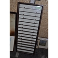 WALL MOUNTED MULTI SHELF DISPLAY CABINET