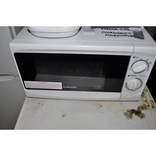 COOKWORKS MICROWAVE TIDY INSIDE