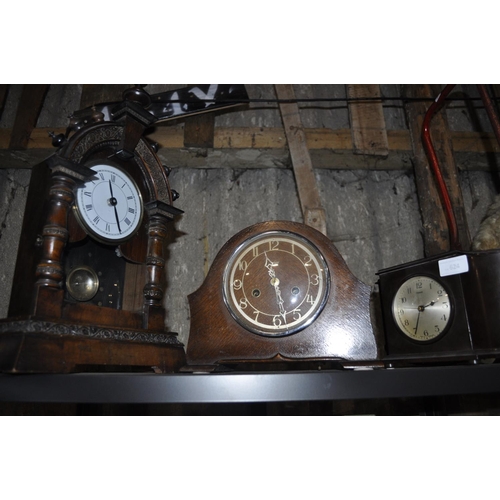 FERRANTI ELECTRIC CLOCK, ENFIELD MANTLE CLOCK, WITH PENDULUM AND ...
