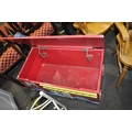 PAINTED FIRE ENGINE STORAGE BOX