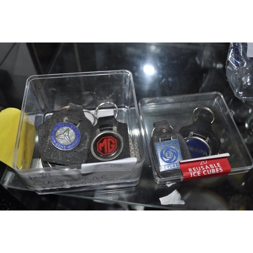 CLASSICAL CAR KEY FOBS AND BADGES