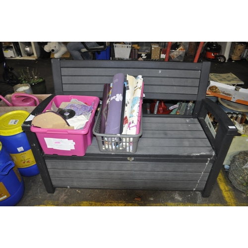 KETER GARDEN STORAGE BENCH