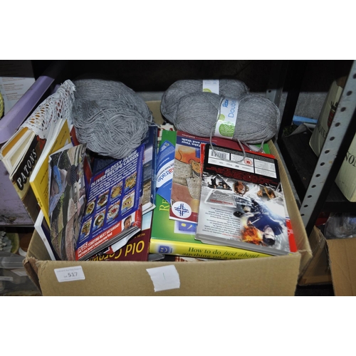 LARGE SELECTION OF LOCAL INTEREST BOOKS, LARGE DOUBLE KNIT WOOL AND OTHERS