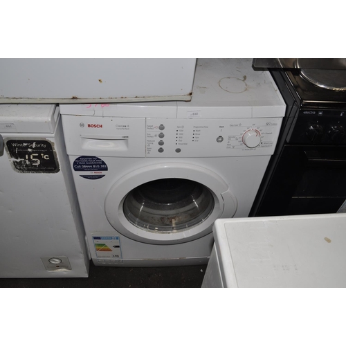 BOSCH CLASSIX 6 WASHING MACHINE