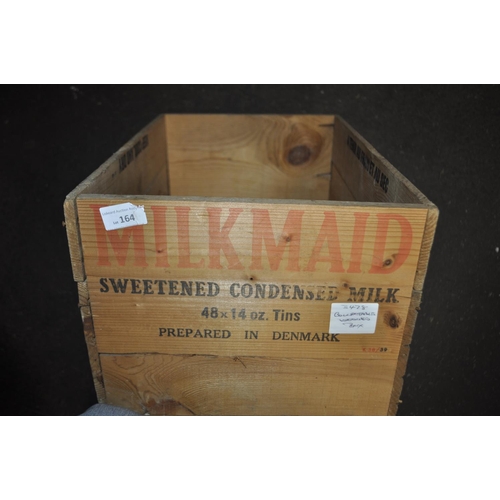 DANISH CONDENSED MILK ADVERTISING CRATE