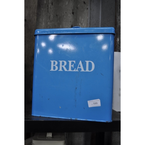 BLUE KITCHEN BREAD TIN
