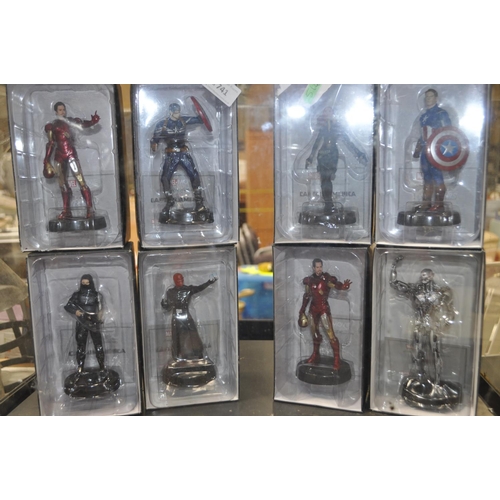 8 X BOXED MARVEL COLLECTIBLE ACTION FIGURES