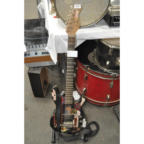 THE ENCORE STRAT STYLE ELECTRIC GUITAR