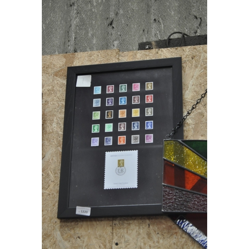 FRAMED STAMP COLLETION