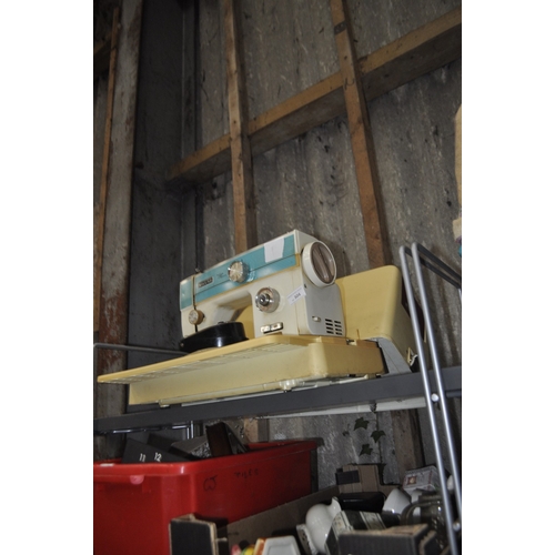 A RICCAR SUPER STRETCH SEWING MACHINE WITH LID AND SEWING RELATED ...