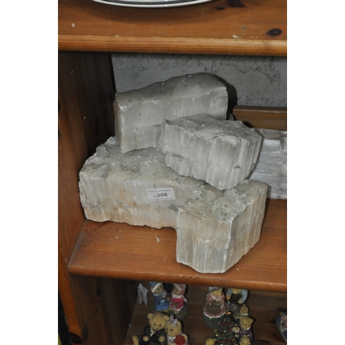 A SELECTON OF POSSIBLE GYPSUM WHITE QUARTZ STONE