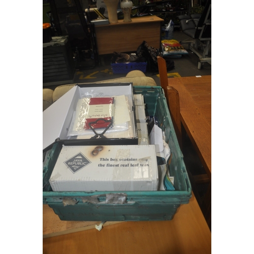 A CRATE OF PRIMARILY BOXES CONTAINING JAVA REPUBLIC LOOSE LEAF TEA ...