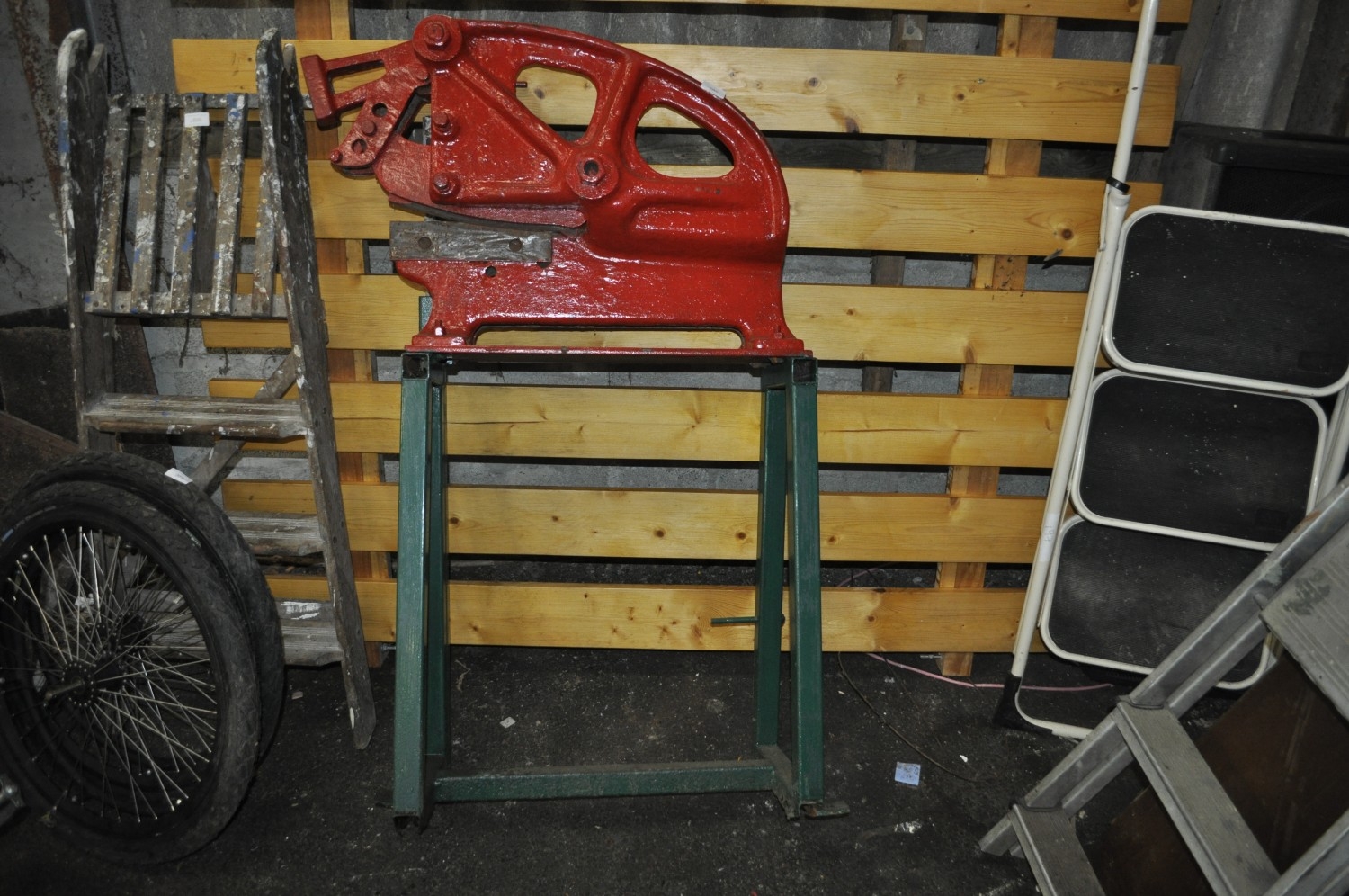 VERY HEAVY CAST ANTIQUE GUILLOTINE