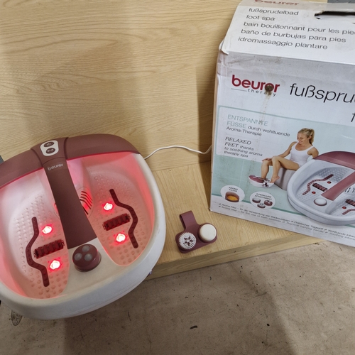Beurer (FB35 ) Bubble & Vibrating Foot Spa With Aromatherapy & Infared ...