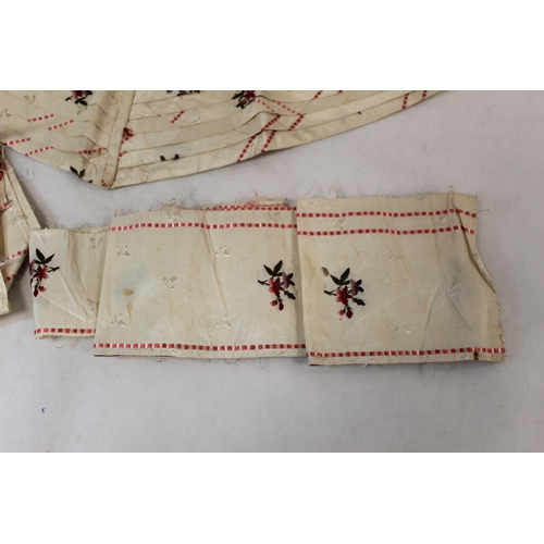 18th century incomplete detached dress bodice, possible Spitalfields ...