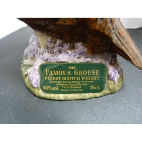 Royal Doulton The Famous Grouse Scotch Whisky decanter modelled as a ...