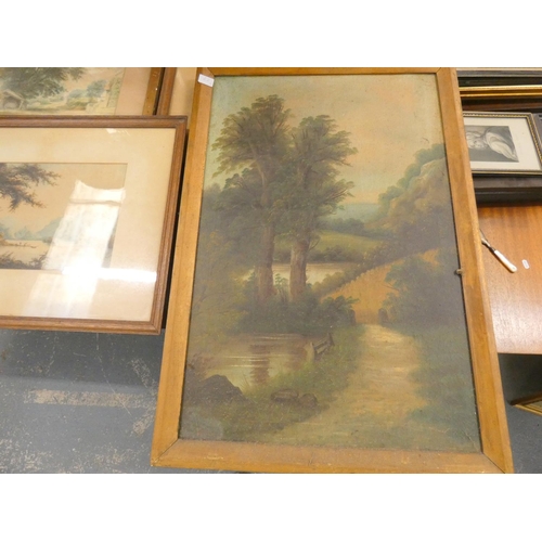 JOHN W. SMITH.The Wrack Gatherers.Watercolour.21cm x 27cm.Signed and ...