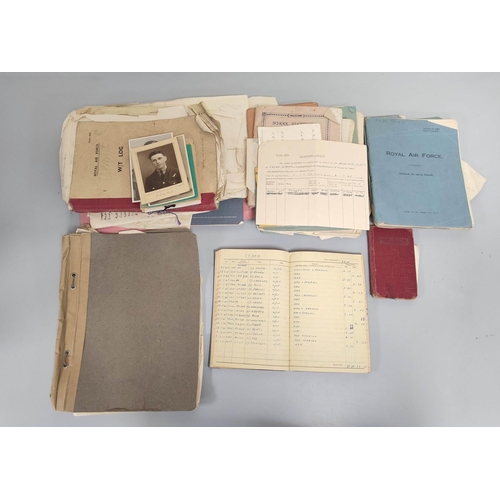Collection of ephemera belonging to F/Sgt T. Powley including WW2 RAF ...