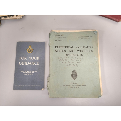 Collection of ephemera belonging to F/Sgt T. Powley including WW2 RAF ...